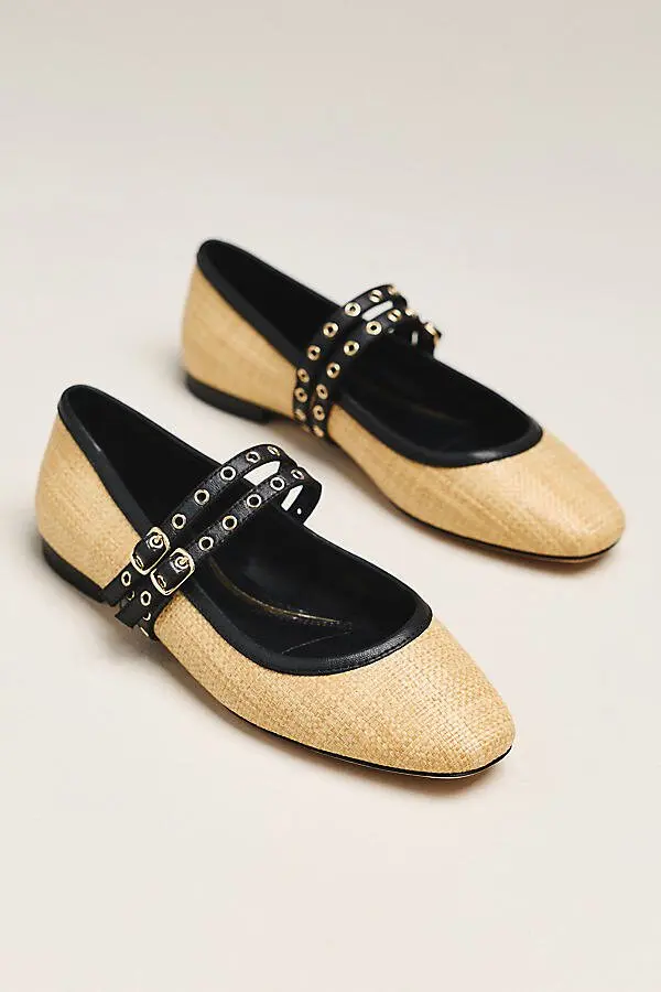 Paige Jackson Raffia Mary Janes