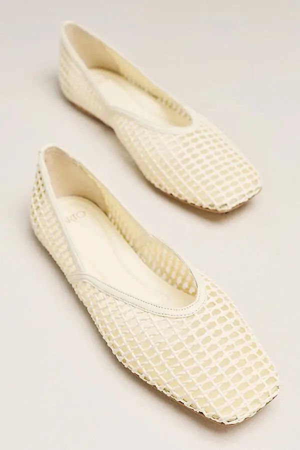 Franco Sarto Adalina Mesh Flats - White