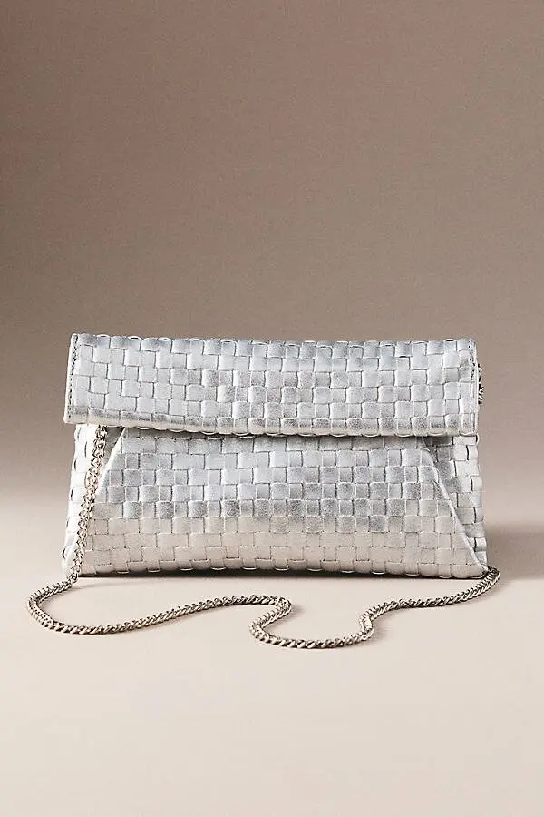 MODA LUXE Priscilla Metallic Clutch