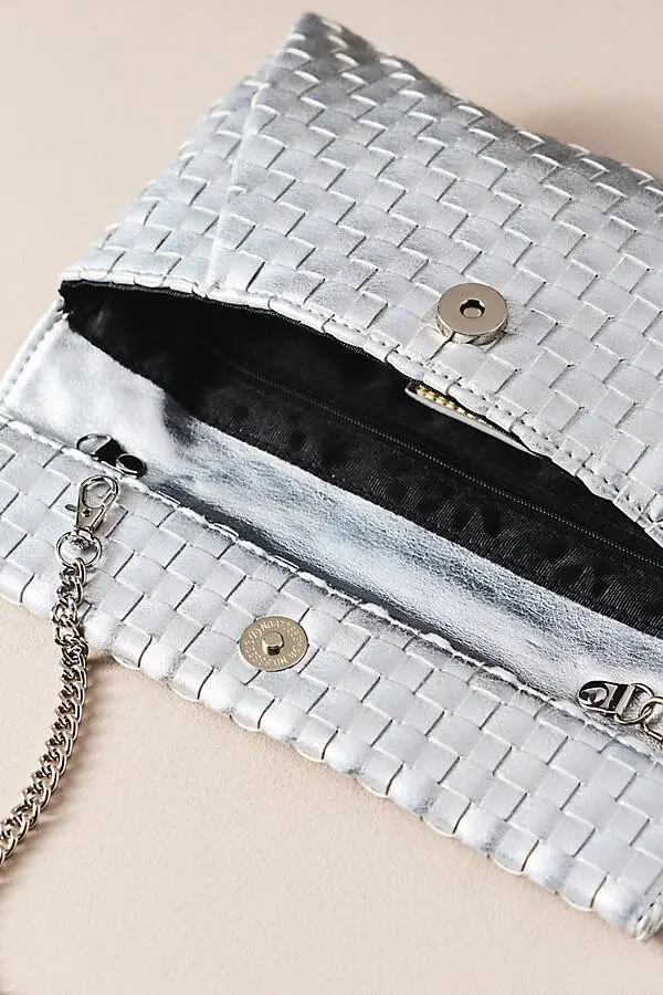 MODA LUXE Priscilla Metallic Clutch