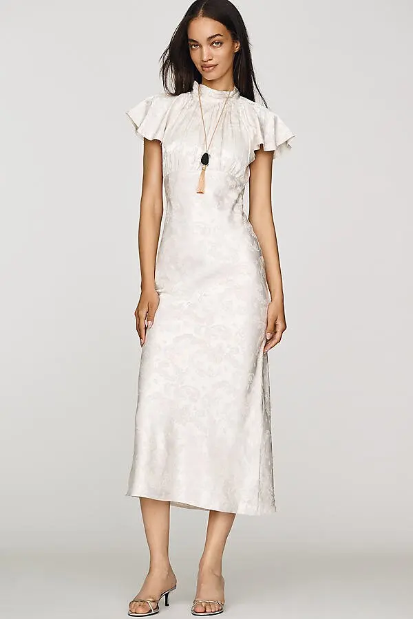 MAUDE CLUB Cherie Petite Midi Dress