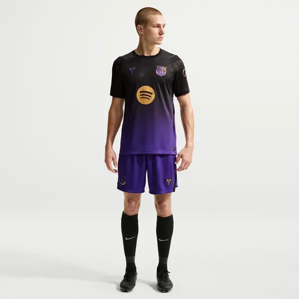 Nike Fc Barcelona 2026/27 Stadium Away Dri-fit Soccer Replica Shorts - Purple