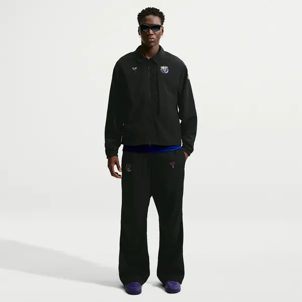 Nike Fc Barcelona Away Woven Soccer Pants - Black
