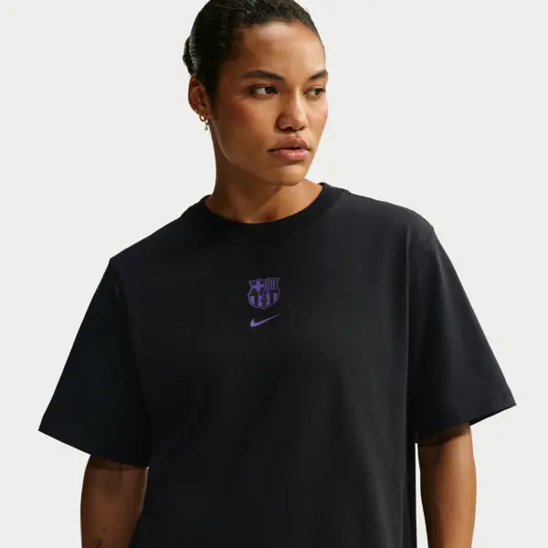 Nike Fc Barcelona Kobe Soccer T-shirt - Black