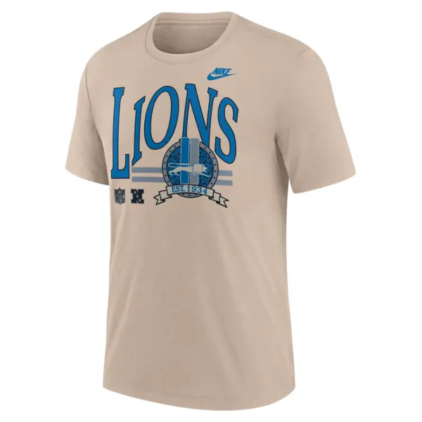 Nike Detroit Lions Rewind Nfl T-shirt - Brown