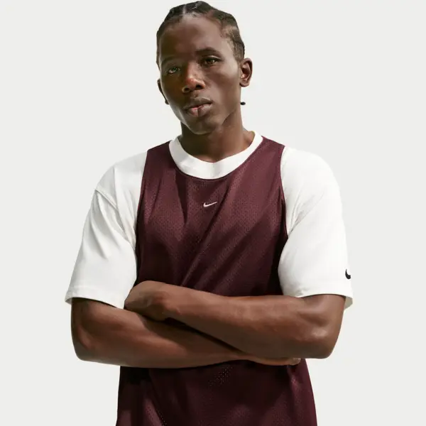 Nike Standard Issue Practice Mesh Basketball Jersey - Red
