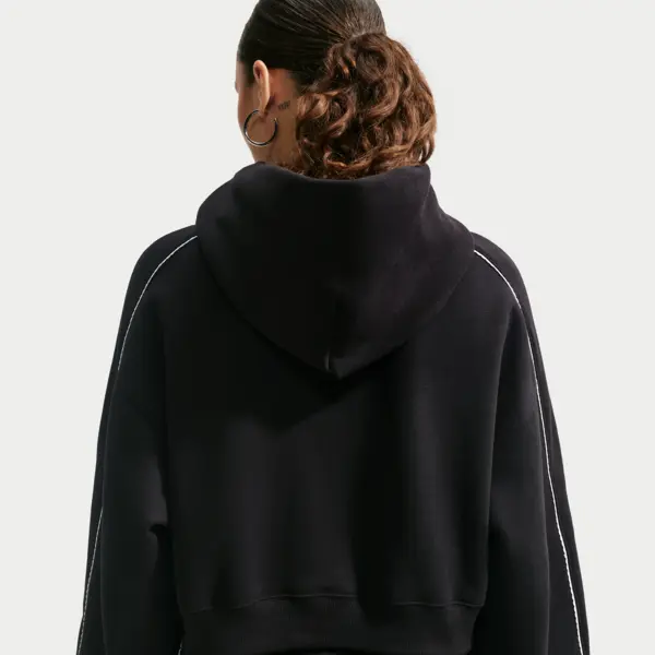 Nike Studio Fleece Graphic Pack Cropped Pullover Hoodie