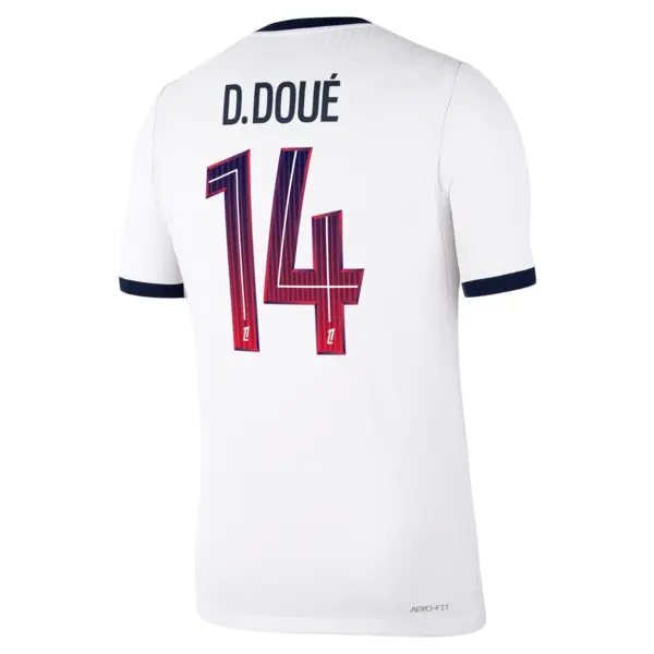 Nike Dã©sirã© Douã© Paris Saint-germain 2026/27 Match Away Aero-fit Soccer Jersey - White