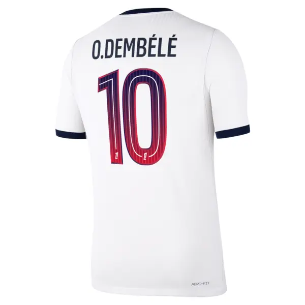 Nike Ousmane Dembã©lã© Paris Saint-germain 2026/27 Match Away Aero-fit Soccer Jersey - White