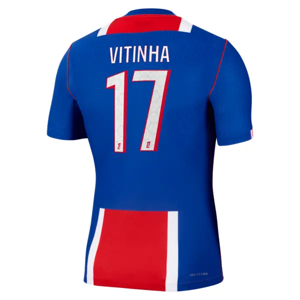 Nike Vitinha Paris Saint-germain 2026/27 Match Home Aero-fit Soccer Jersey - Blue