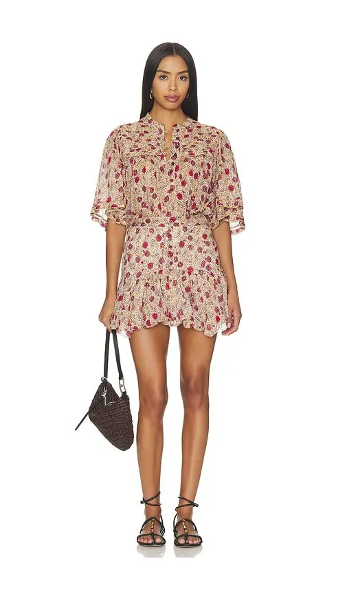 Isabel Marant Étoile Douna Top In Neutral,pink