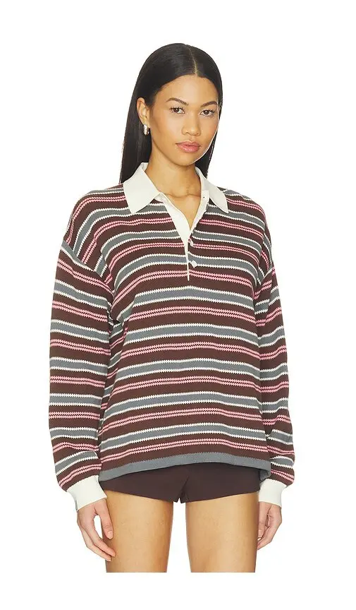 The Upside Wonder Knit Polo Top