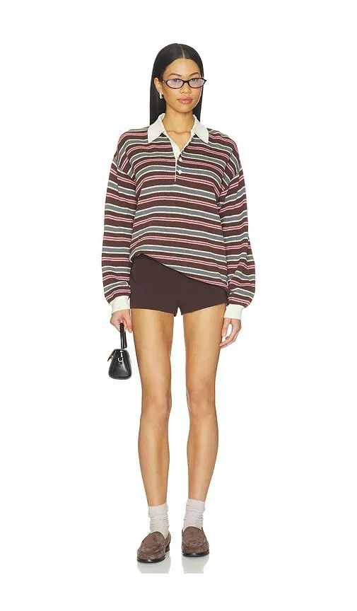 The Upside Wonder Knit Polo Top