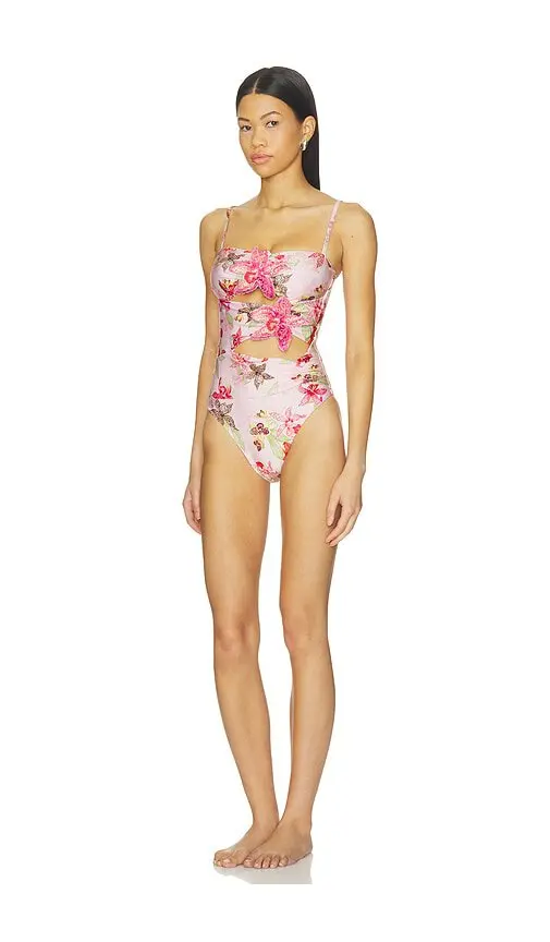 PatBO Orchid Bloom Bodysuit