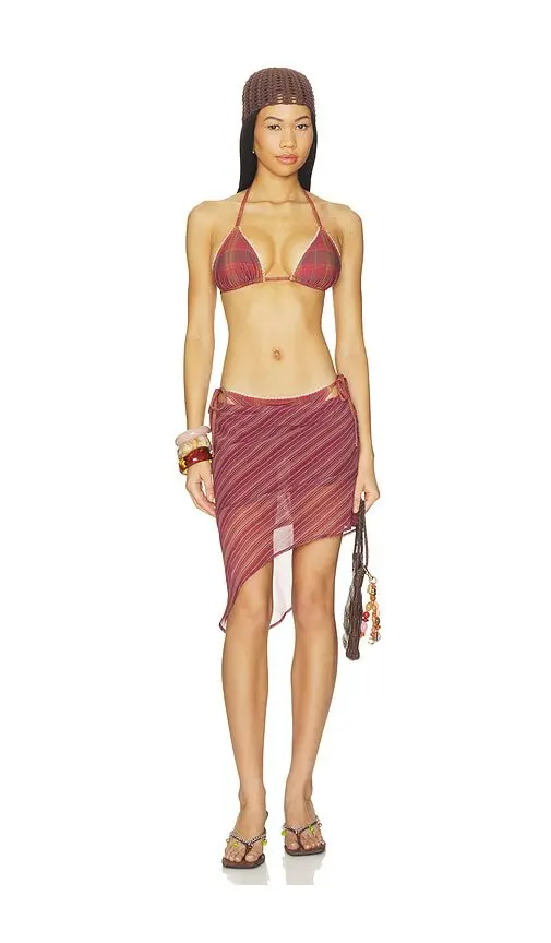 ODDLI Bikini Top In Red