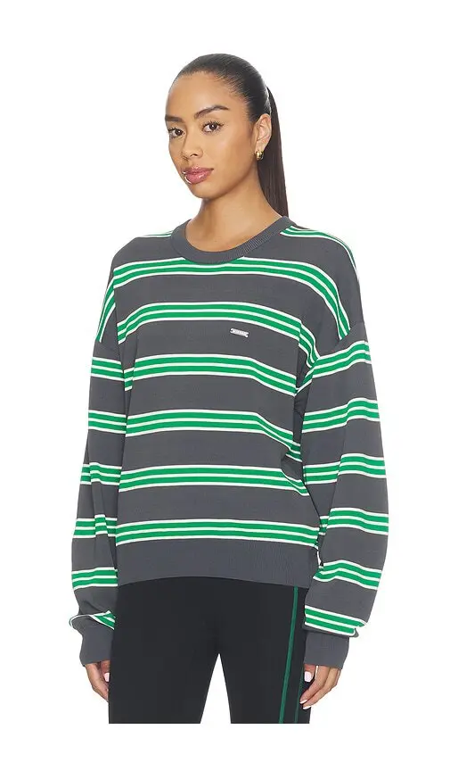 P.E Nation Retreat Stripe Pullover Sweater