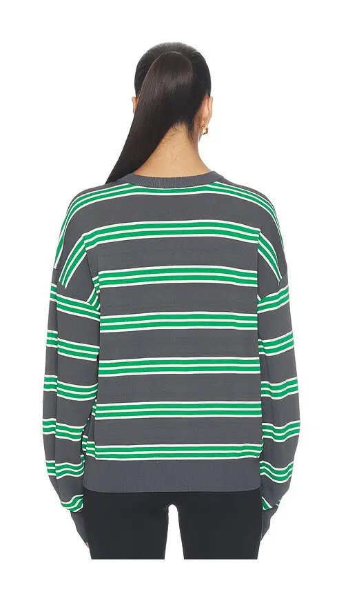 P.E Nation Retreat Stripe Pullover Sweater