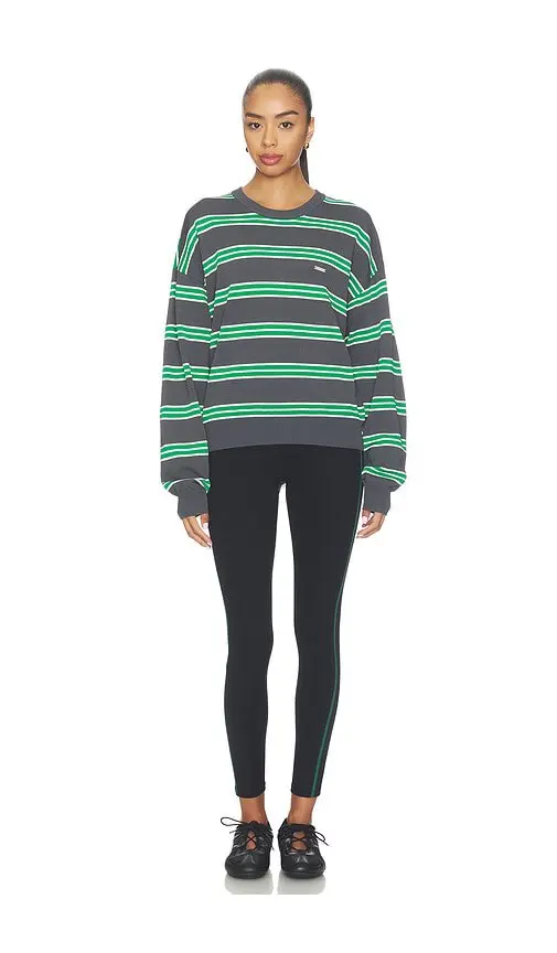 P.E Nation Retreat Stripe Pullover Sweater