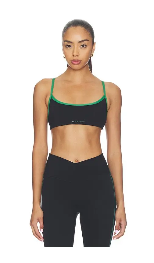 P.E Nation Reveal Sports Bra In Black - Amazon Black