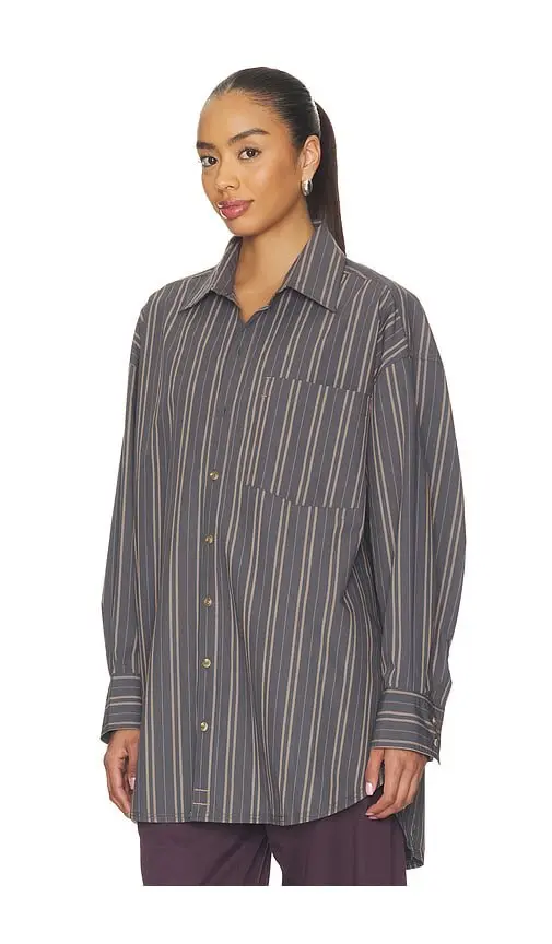 Free People X We The Free Freddie Striped Shirt