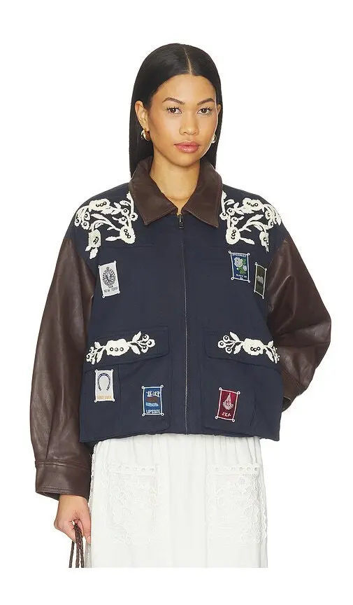 Sea Georgie Sportswear Embroided Jacket