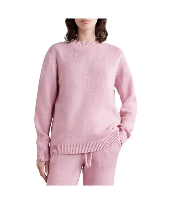 THE ELDER STATESMAN Solid-color Cashmere Sweater
