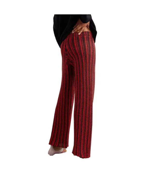 THE ELDER STATESMAN Striped Loose-fit Trousers