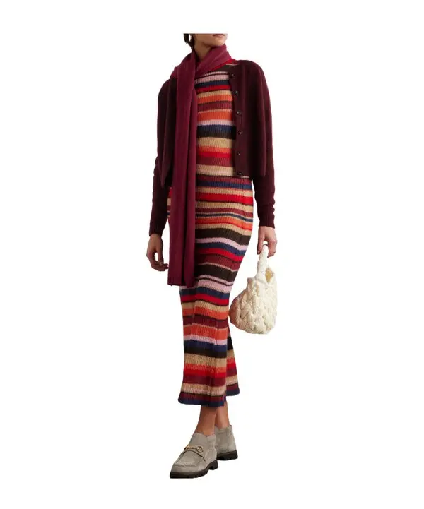 THE ELDER STATESMAN Solid-color Cashmere Cardigan