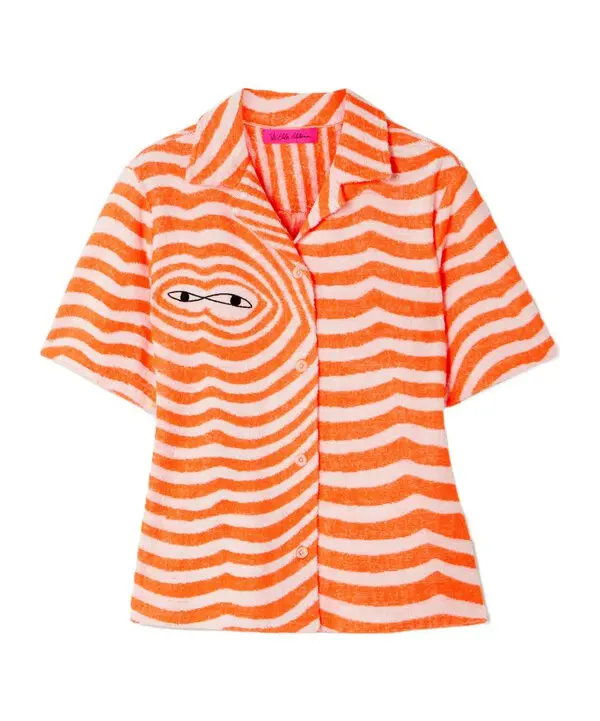 THE ELDER STATESMAN Colorful Cotton Shirt