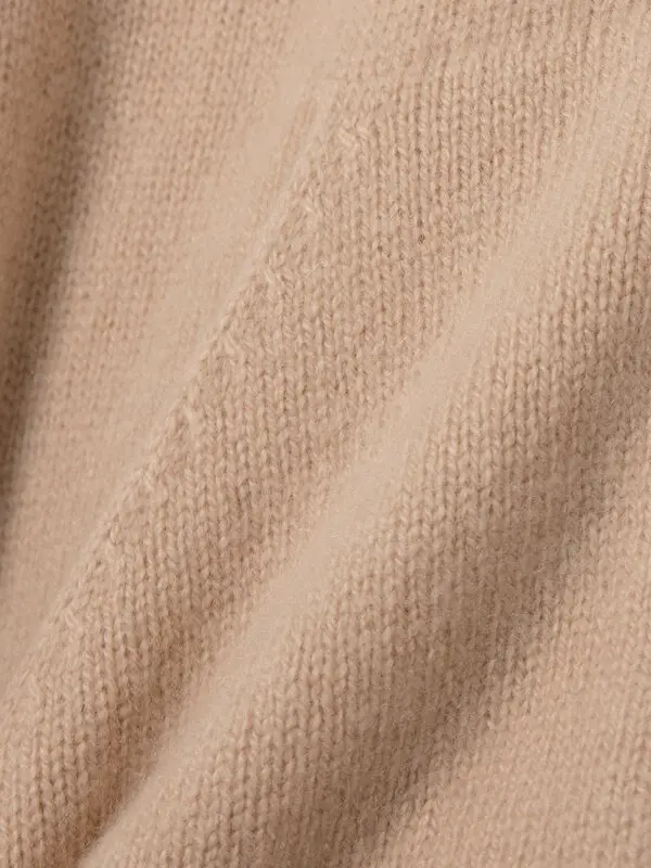 THE ELDER STATESMAN Cashmere Cropped Zip-up Hoodie