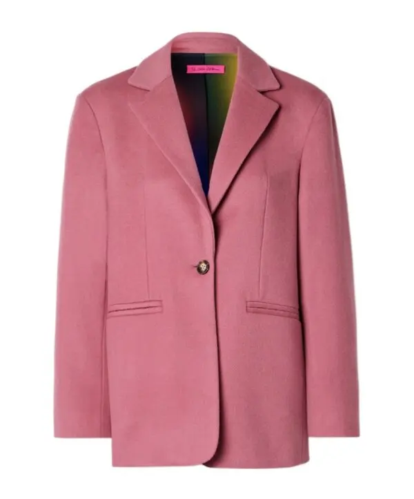 THE ELDER STATESMAN Single Breasted Wool-cashmere Blend Suit Jacket