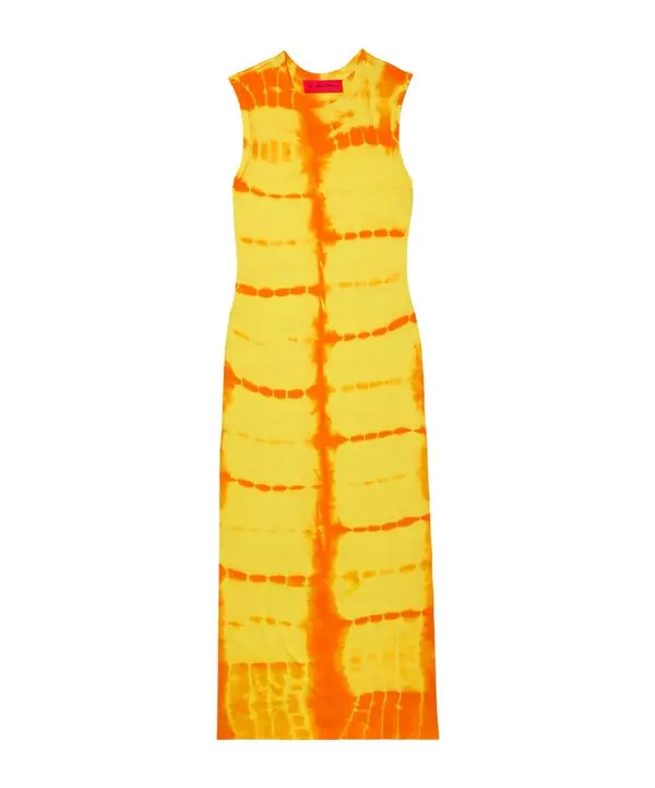 THE ELDER STATESMAN Tie-dye Midi Dress