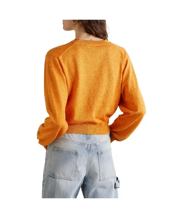THE ELDER STATESMAN Solid-color Long-sleeve Sweater