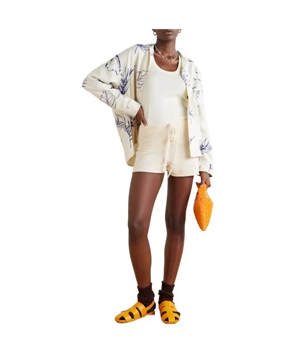 THE ELDER STATESMAN Solid Color Casual Shorts