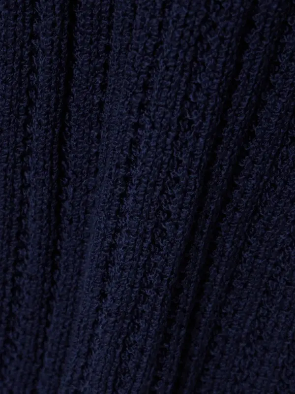 THE ELDER STATESMAN Hollow Knit Maxi Skirt