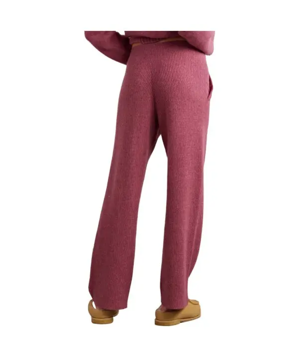 THE ELDER STATESMAN Ribbed Cashmere Track Pants