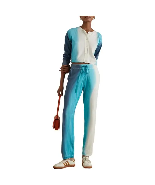THE ELDER STATESMAN Gradient Straight-leg Casual Pants