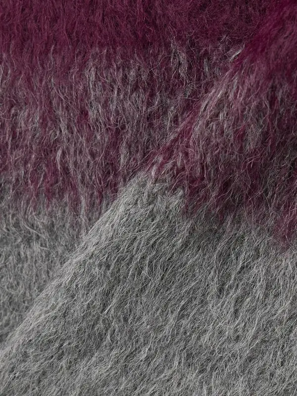 THE ELDER STATESMAN Gradient Brushed Alpaca Blend Vest