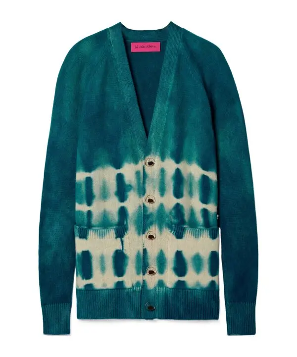 THE ELDER STATESMAN Tie-dye Cashmere Cardigan - No