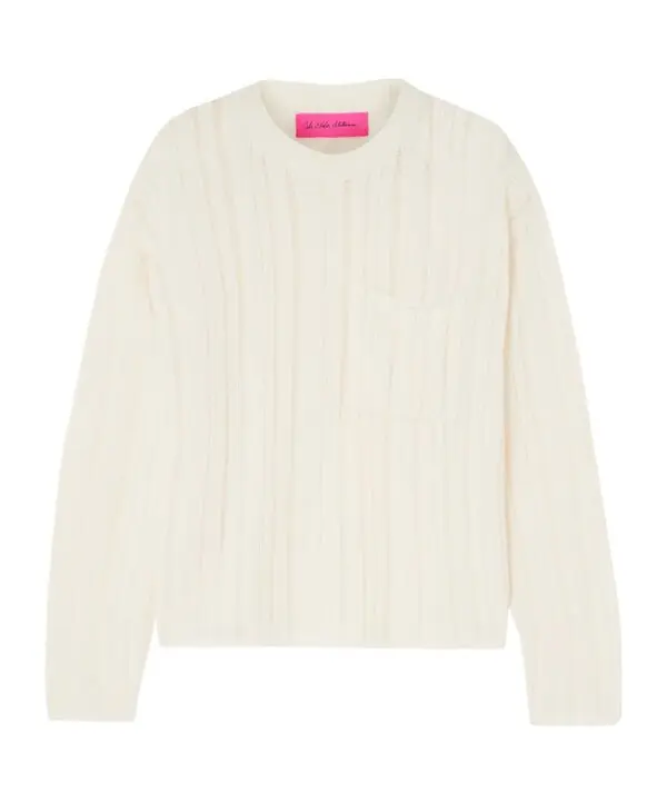 THE ELDER STATESMAN Ribbed Cashmere And Cotton-blend Sweater