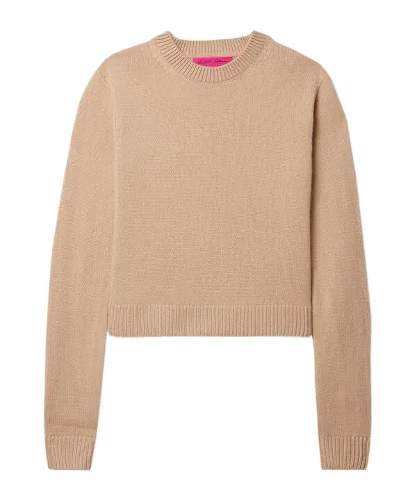 THE ELDER STATESMAN Cropped Cashmere Sweater - No