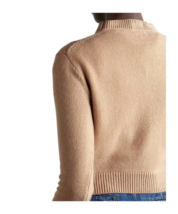 THE ELDER STATESMAN Cashmere Cropped Sweater