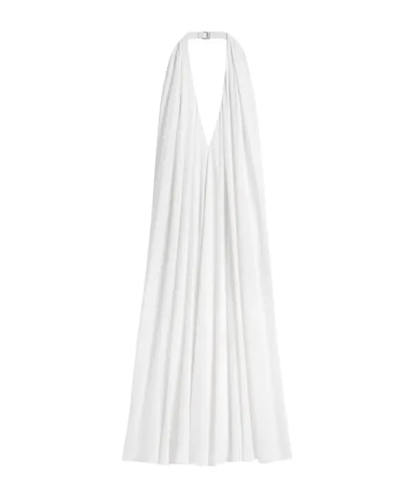 Jacquemus Halterneck Flared Midi Dress