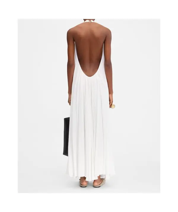 Jacquemus Halterneck Flared Midi Dress