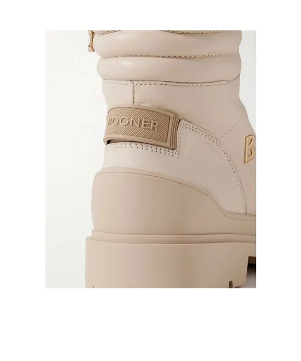 Bogner Shearling-lined Leather Ankle Boots