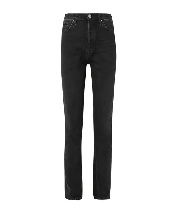 GOLDSIGN High-waisted Slim-leg Jeans