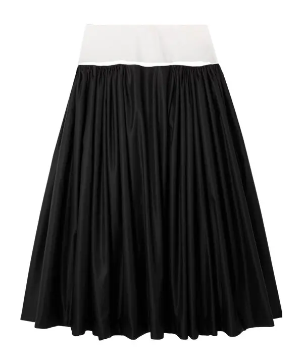 MOLLY GODDARD Color-block High-waisted Skirt