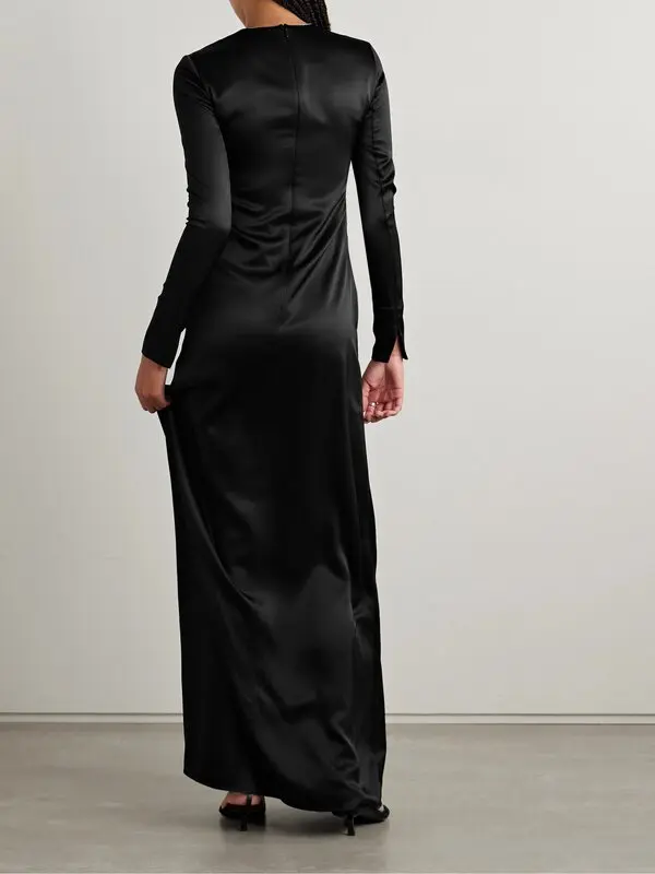 Adam Lippes Satin Maxi Dress