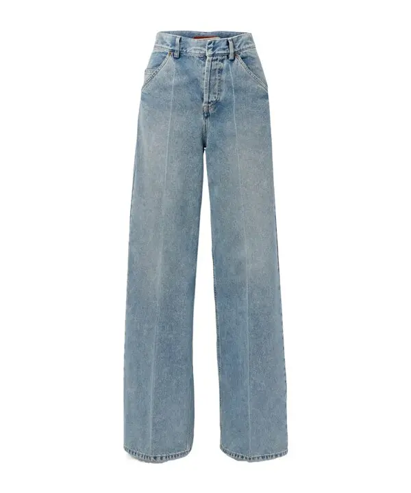 PETAR PETROV Mid-rise Wide-leg Jeans