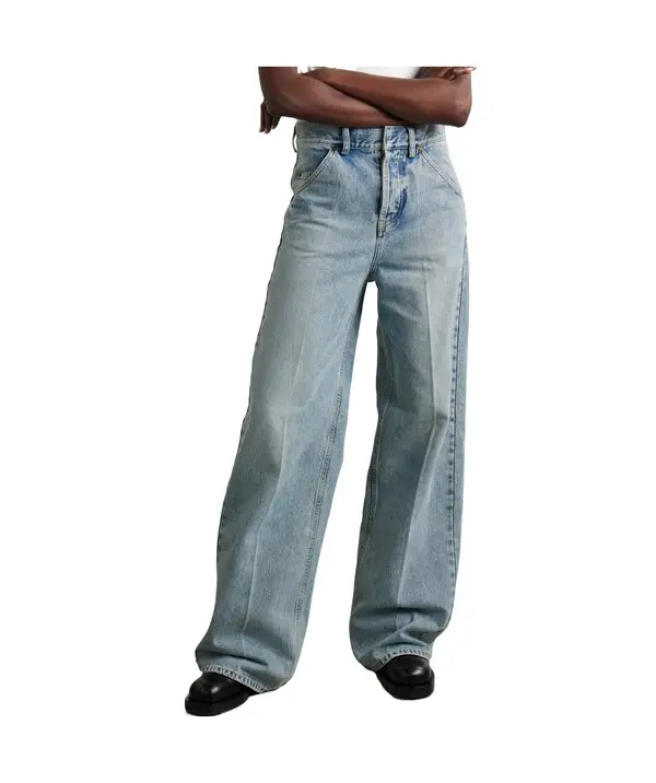 PETAR PETROV Mid-rise Wide-leg Jeans